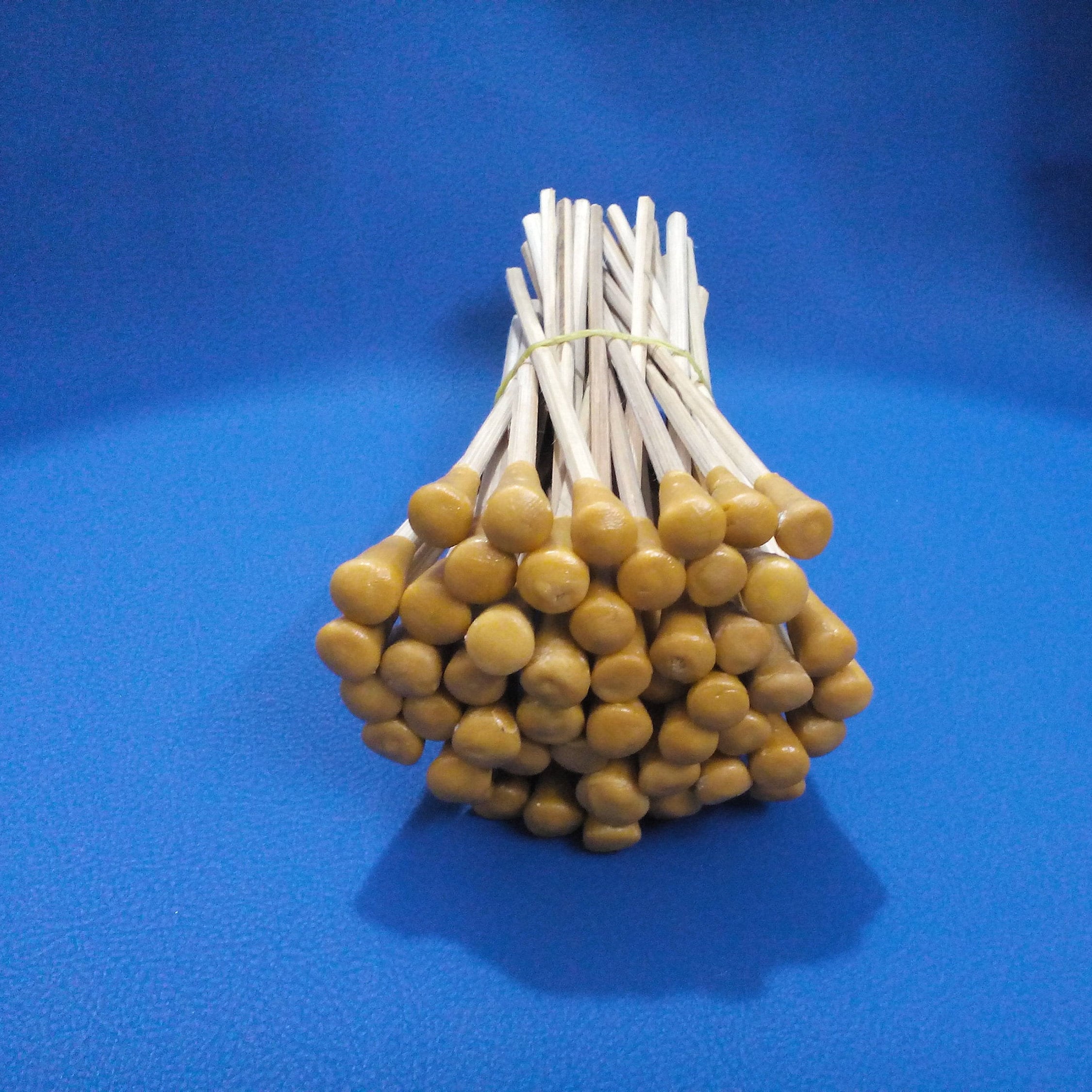 50 Piece Wooden Dop Stick With Epoxy Wax for Gemstones Cutting and ...