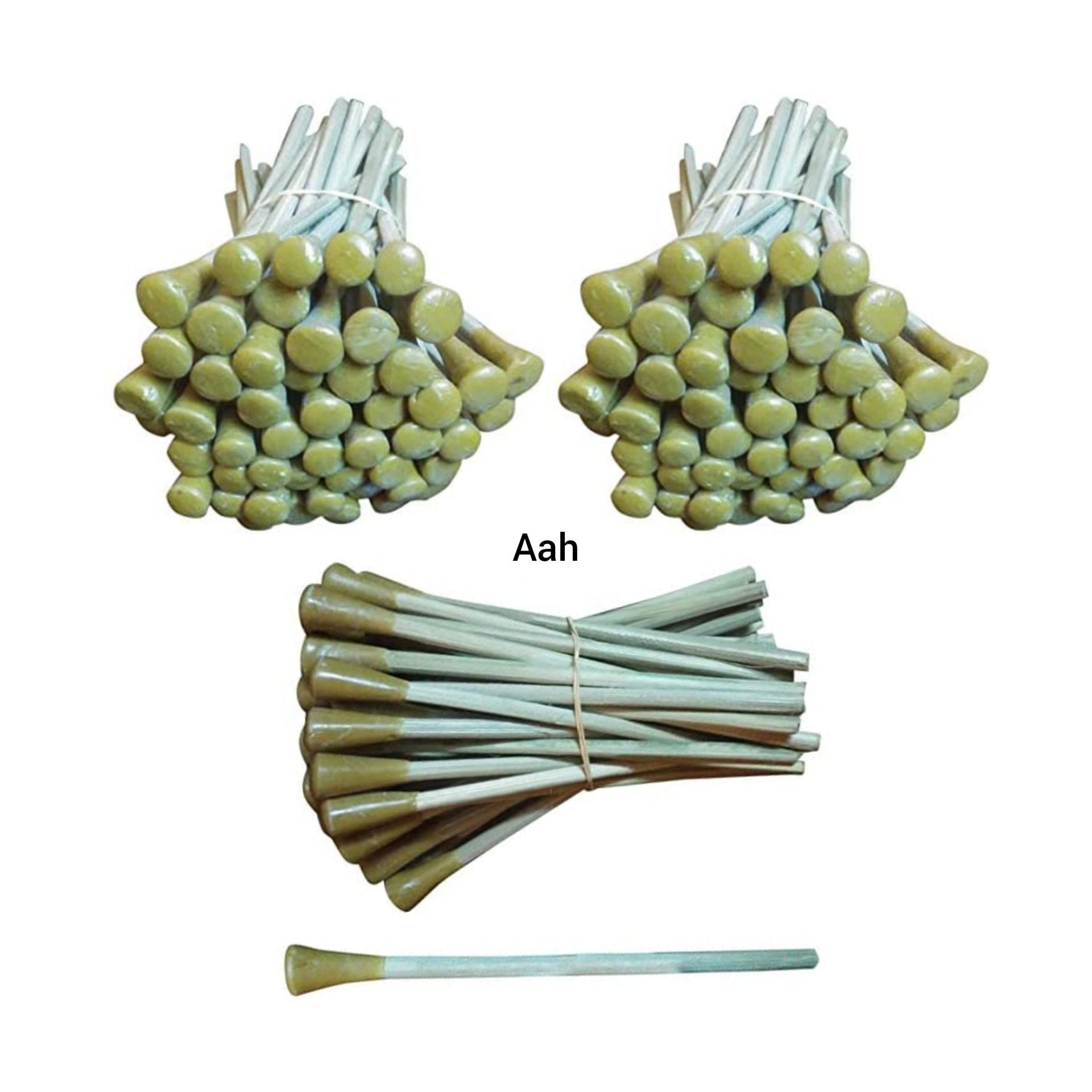 50 PIECES Wooden Dop Sticks With Epoxy Wax for Gemstones Cutting and ...