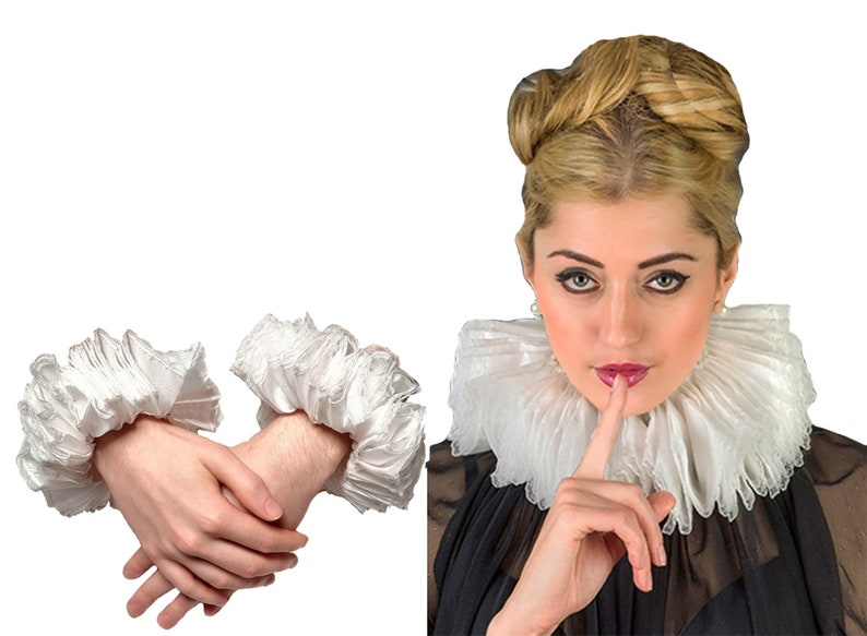 Elizabethan Neck Tudor Renaissance Ruffled Costume Ruff - Etsy UK