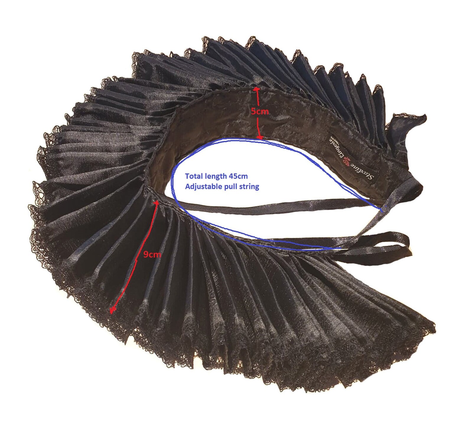 Elizabethan Neck Tudor Renaissance Ruffled Costume Ruff - Etsy UK