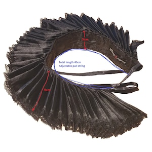 Elizabethan Neck Tudor Renaissance Ruffled Costume Ruff - Etsy UK