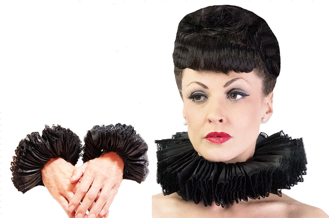 Elizabethan Neck Tudor Renaissance Ruffled Costume Ruff - Etsy UK