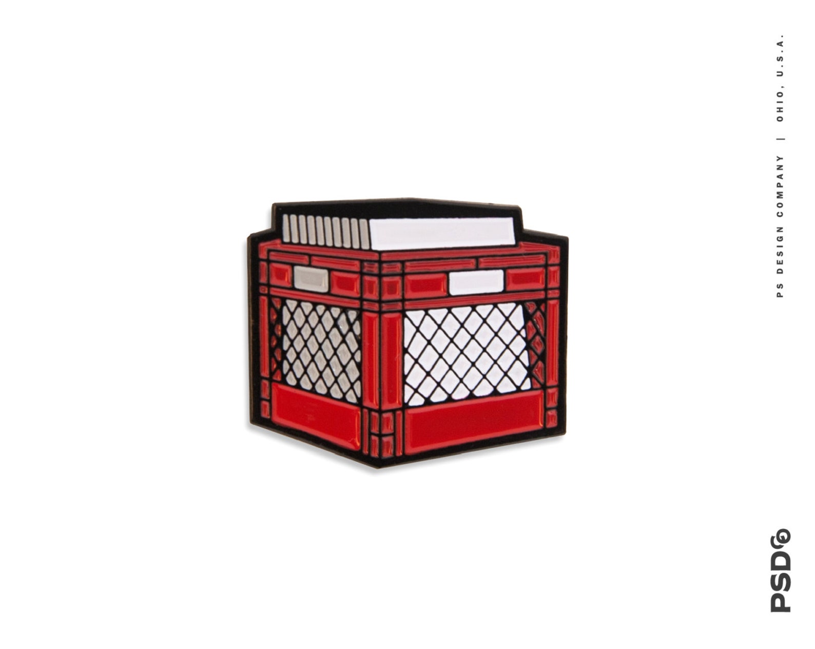 Vinyl Record Crate Enamel Pin - Etsy