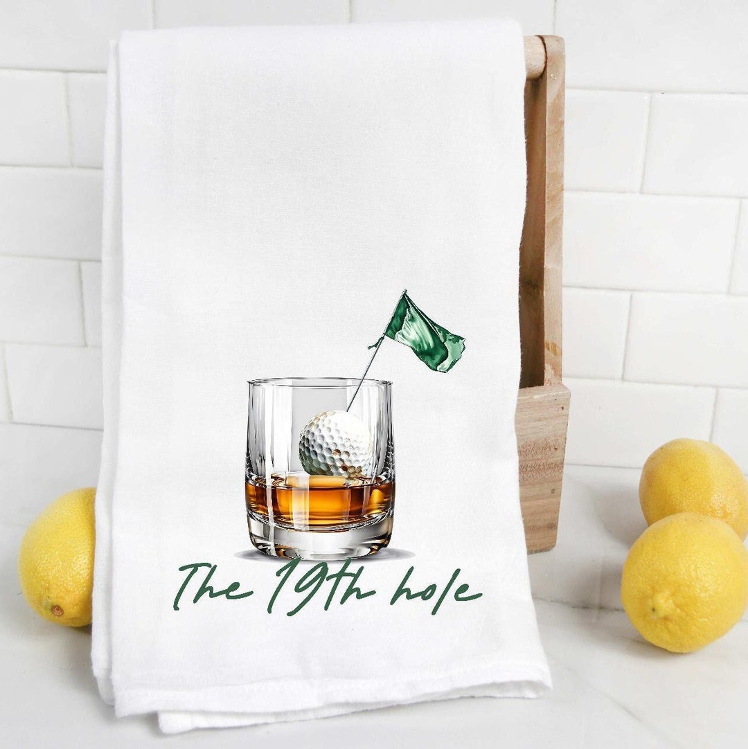 The 19th Hole Golf Tea Towel - Etsy