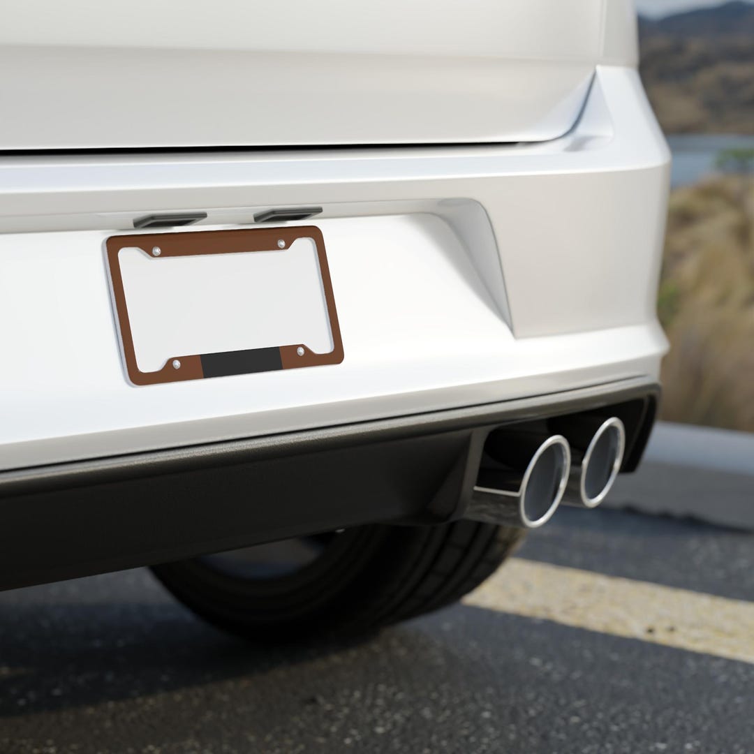 Custom Brazilian Jiu Jitsu Brown Belt License Plate Frame - Perfect ...