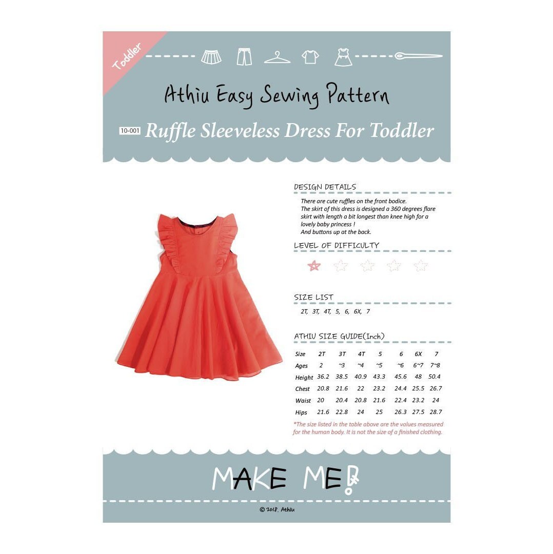 Sewing Pattern & Tutorials PDF for Toddler Infant Baby Girls - Etsy