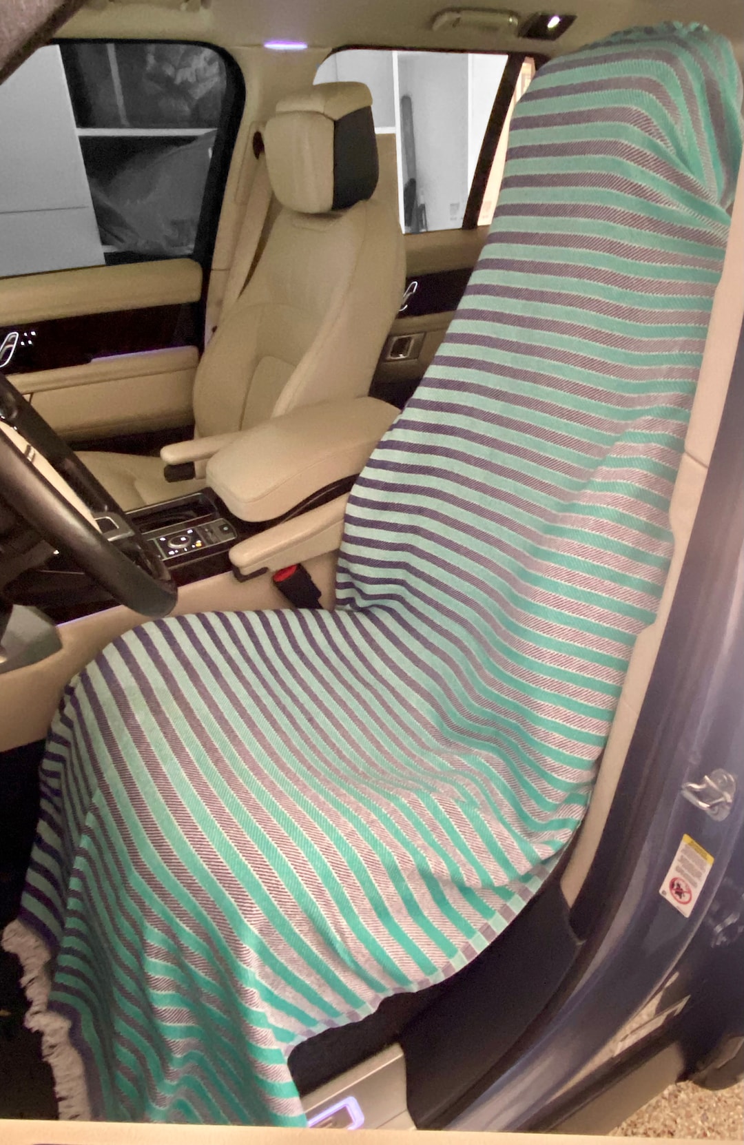 Car Seat Cover-protective Towel for the Car-all Natural Fabrics-turkish ...