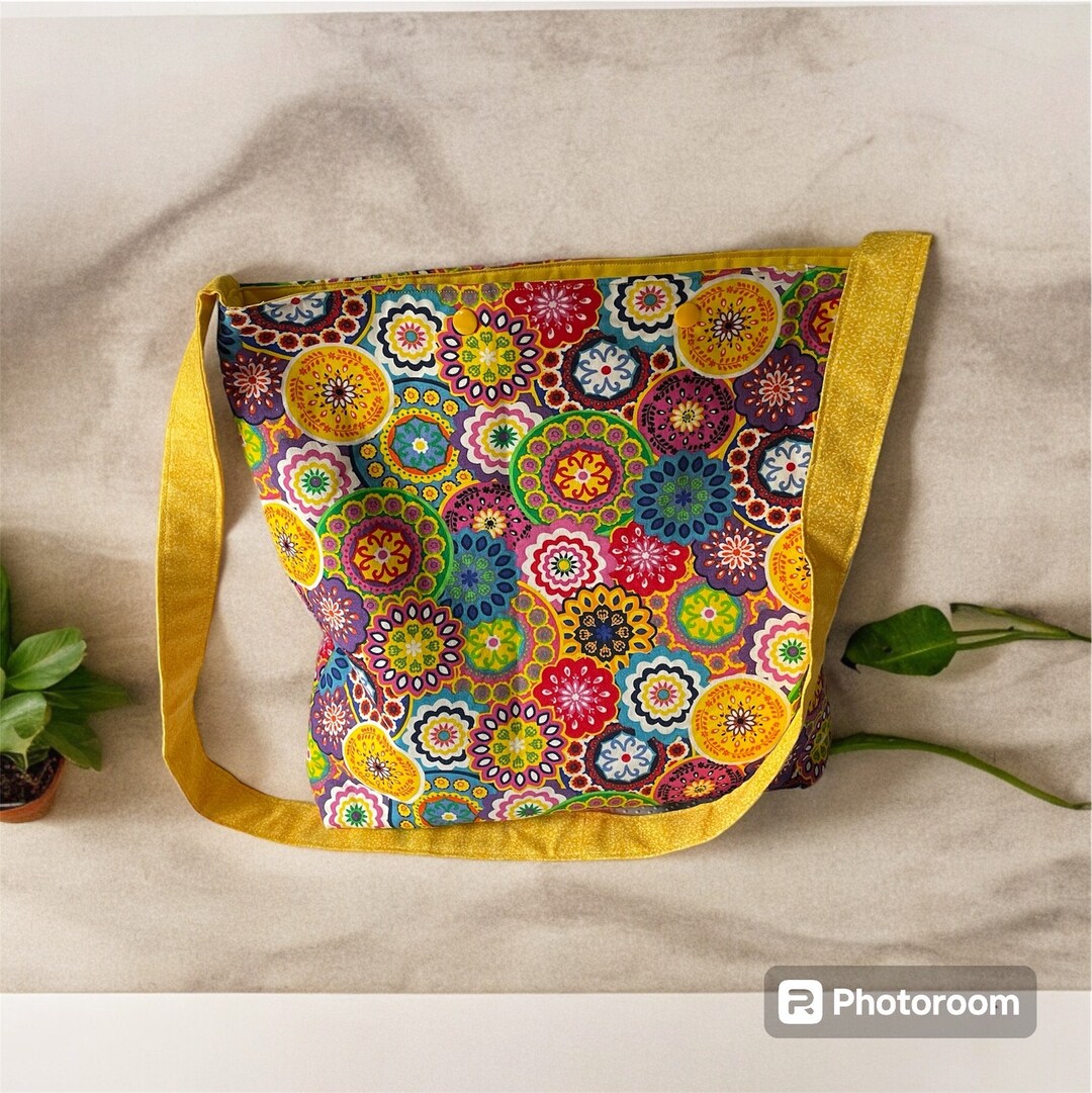Circle Design Multicolored Bag - Etsy