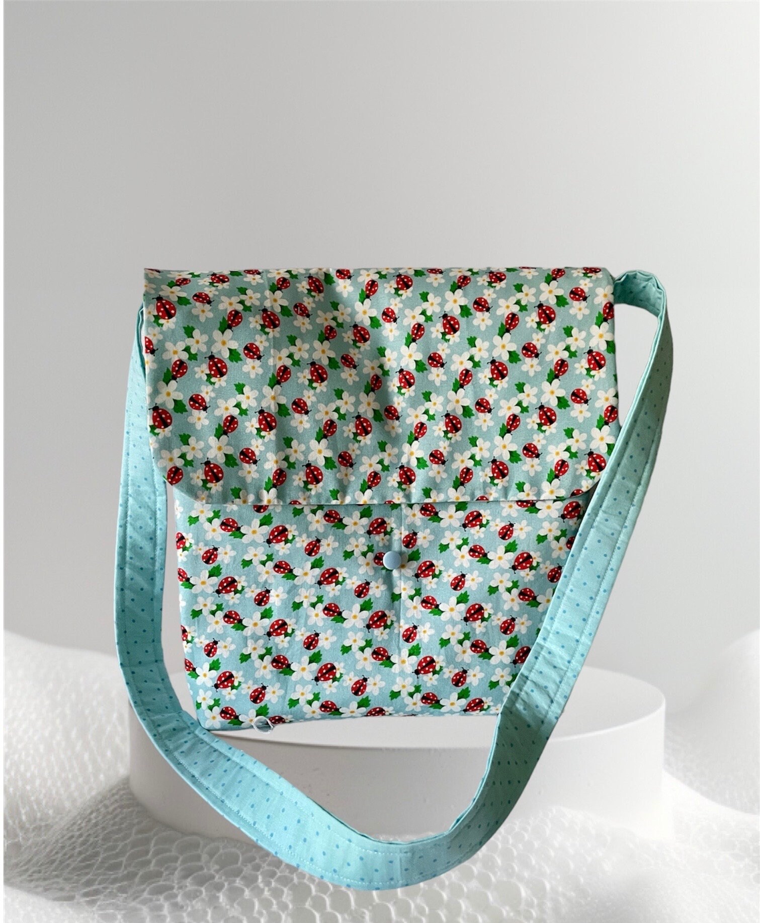 Lady Bug and Flower Over Shoulder Bag - Etsy