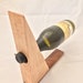 Geometric Hardwood Wine Bottle Balancer, Maple and Walnut, Handmade - Etsy