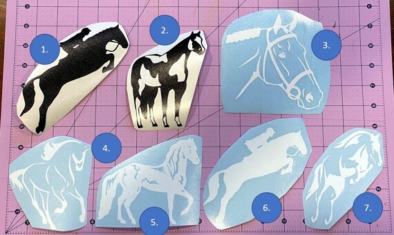 Stickers, Labels & Tags Ready to Apply Various Horse Decals Permanent ...