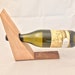 Geometric Hardwood Wine Bottle Balancer, Maple and Walnut, Handmade - Etsy