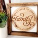 Family A Circle of Strength and Love Handmade Wood Sign, Wedding ...