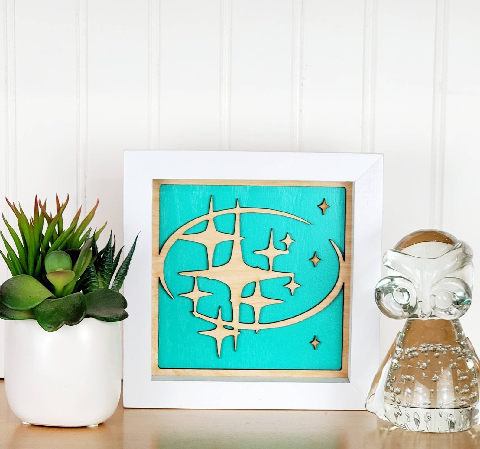 Mid Century Modern Sign Mid Century Modern Starburst Wall - Etsy