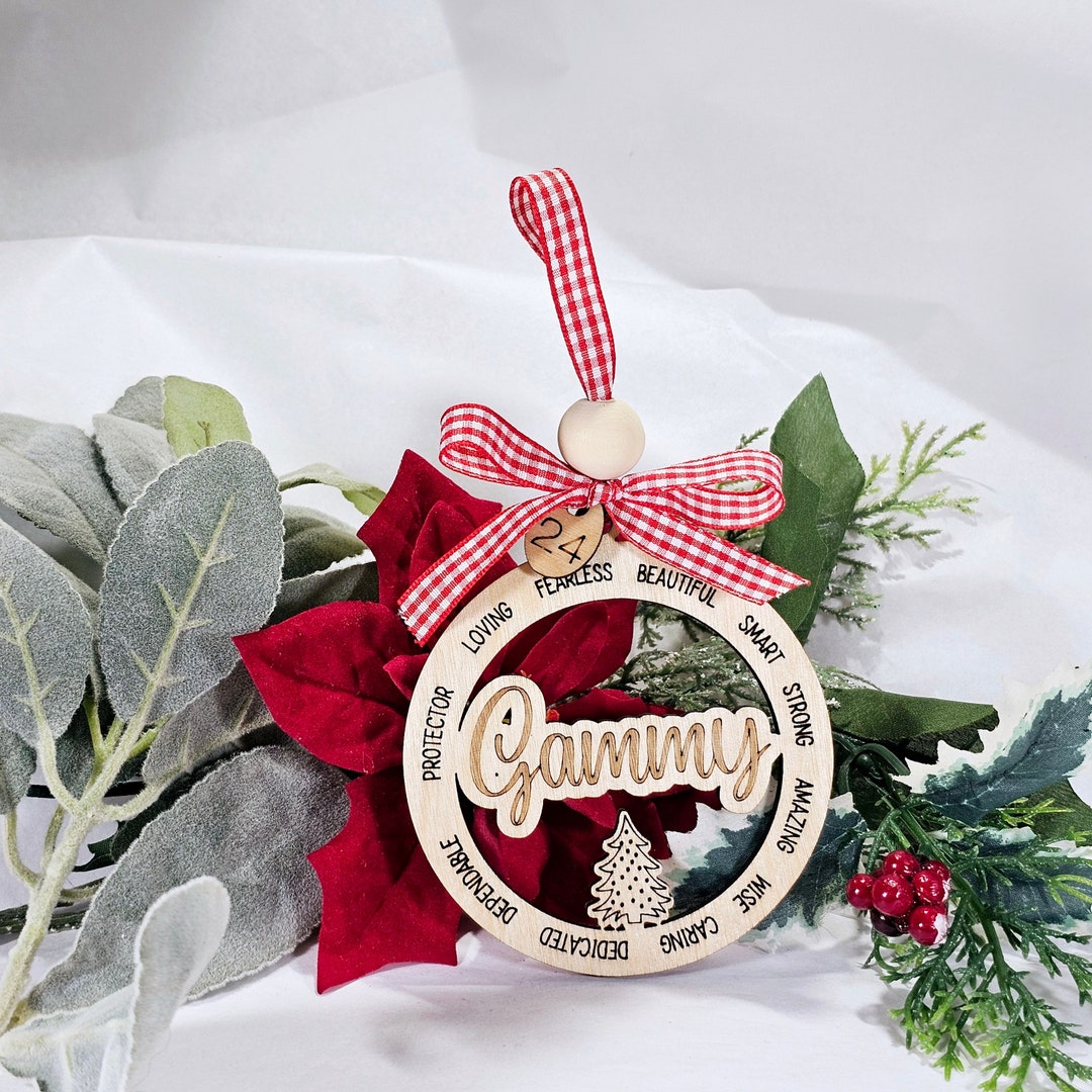 Gammy Christmas Ornament, Pregnancy Announcement, New Gammy Reveal ...
