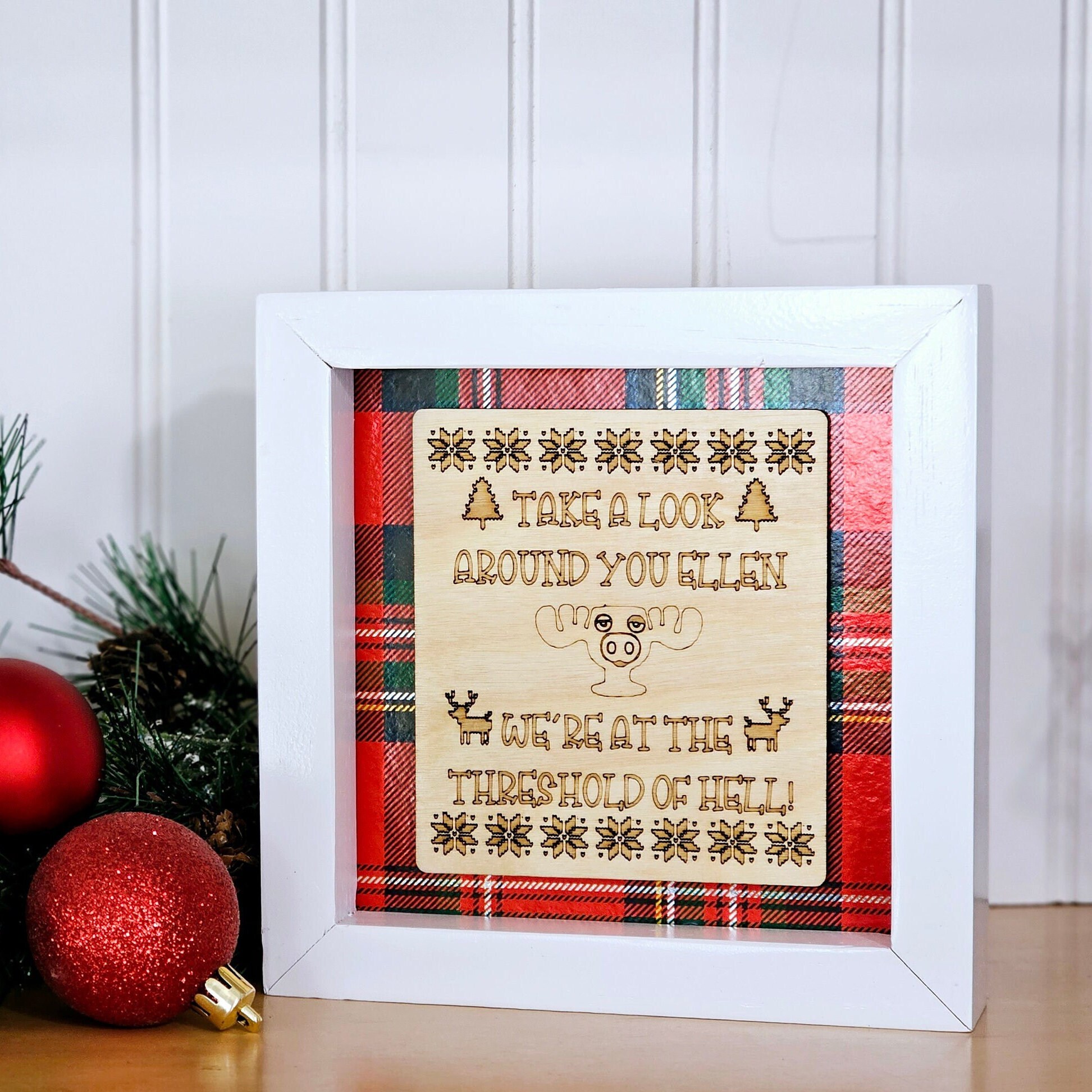 Take a Look Around You Ellen We're at the Threshold of - Etsy