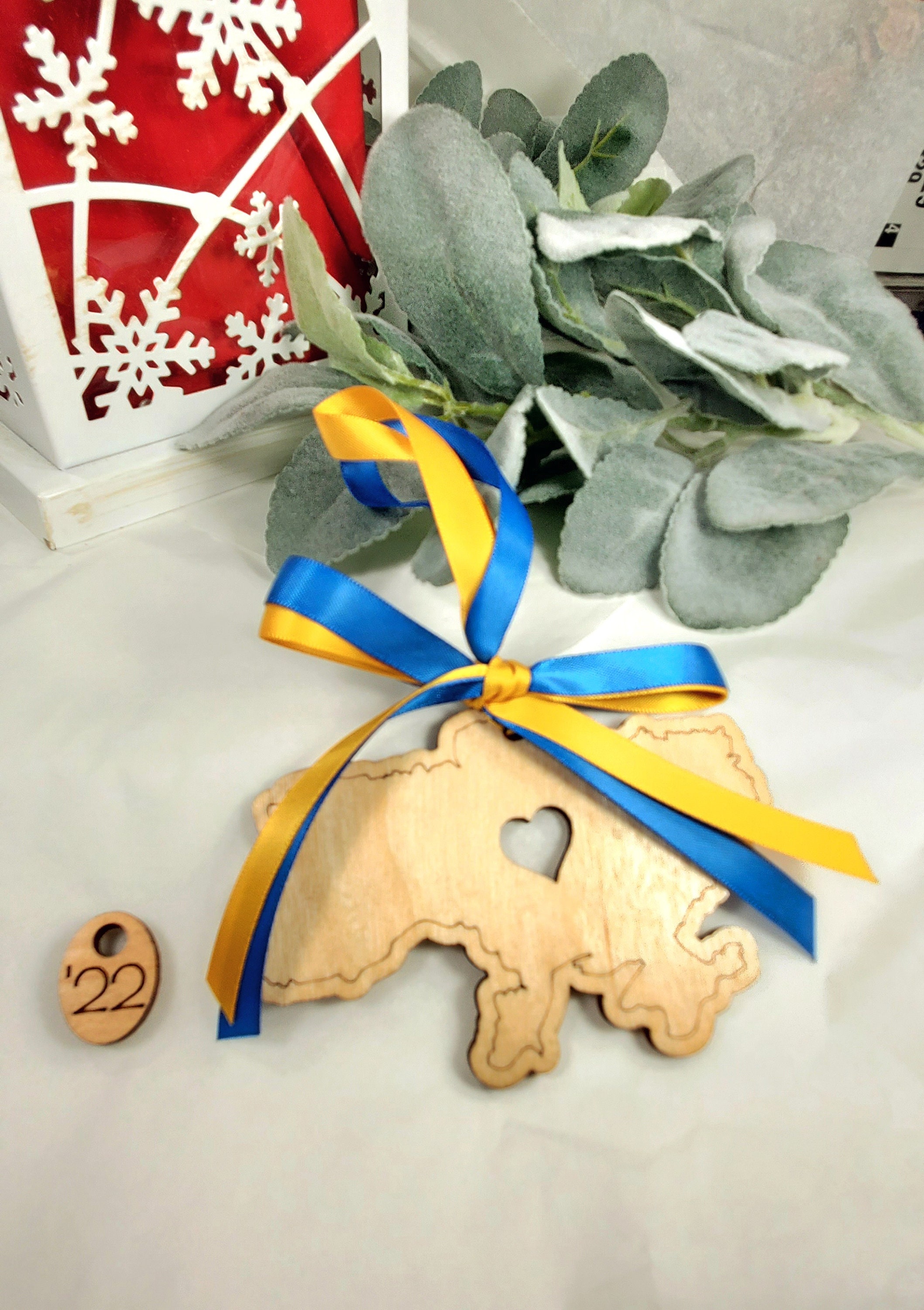 Ukraine Shape Christmas Ornament Ukraine Decor Ukraine - Etsy