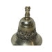 Vtg Marmaris TURKEY Dinner Bell Silvertone Etched Floral Decor 5-3/4 ...