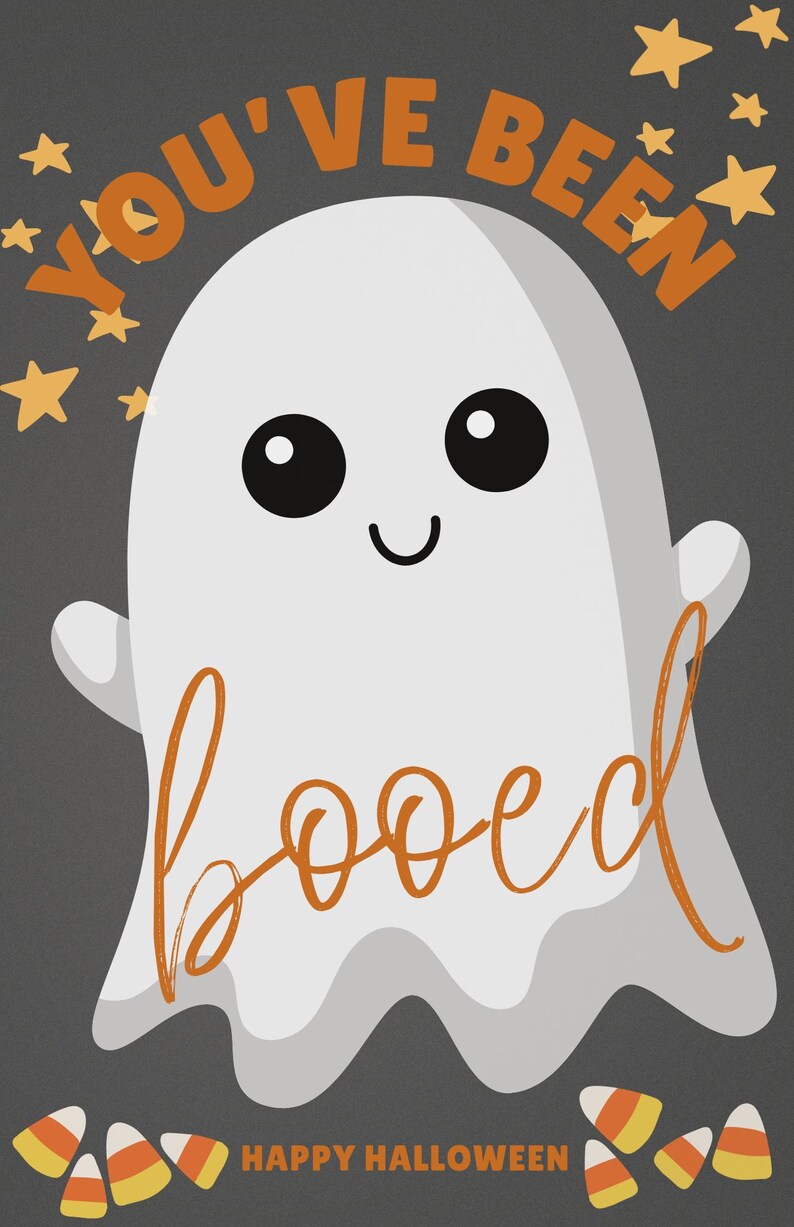You've Been Booed Kit Printable, Halloween Tradition (instant Download ...
