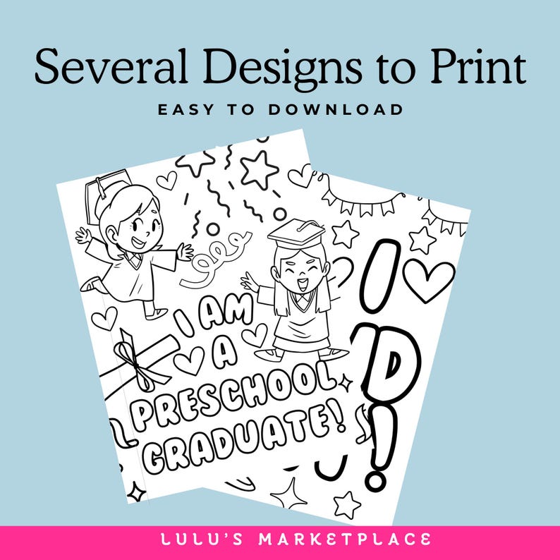 Preschool Graduation Coloring Pages 2025: Fun Printable Activity (PDF ...
