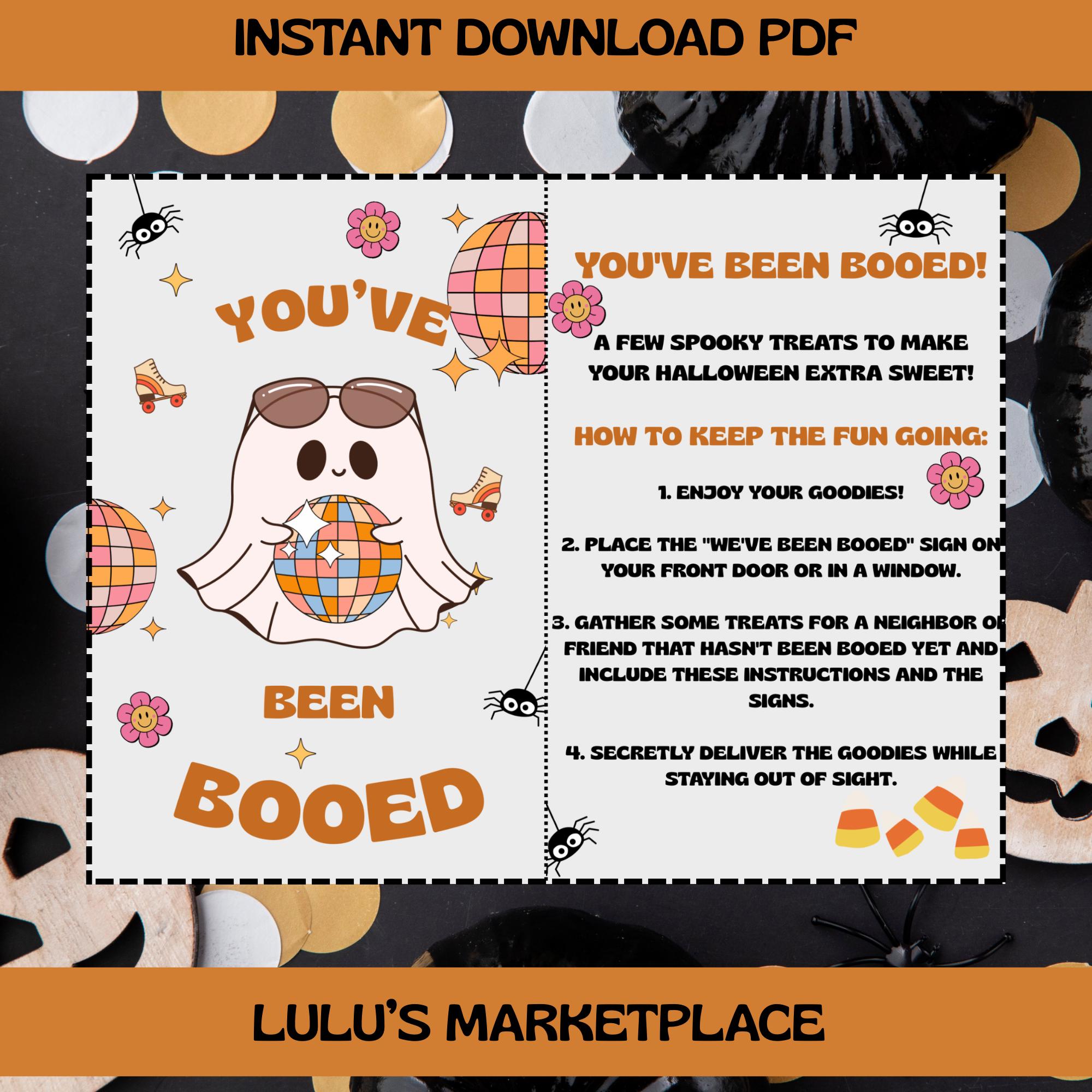 You've Been Booed Printable, You've Been Booed Kit, Neighborhood ...