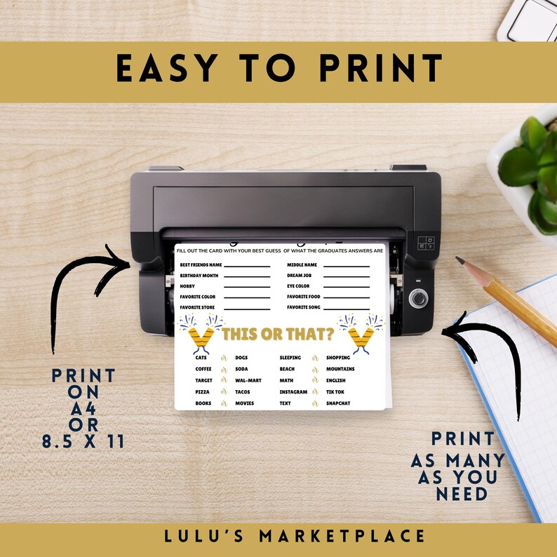 Who Knows the Graduate Best Game | Graduation Party Trivia | How Well ...