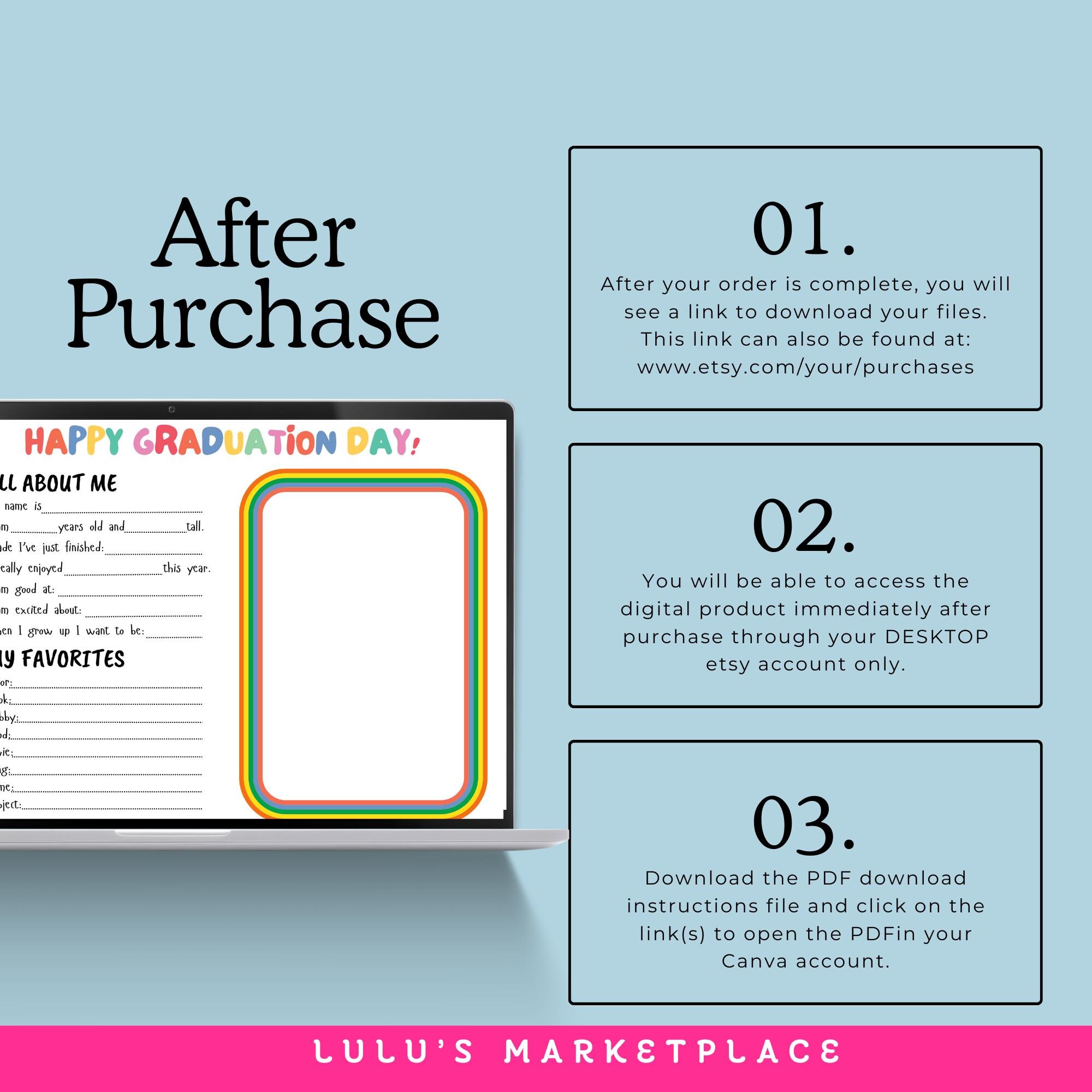 Last Day of School Handprint Art, Kindergarten Preschool Graduation ...