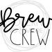 Brew Crew SVG Bachelorette Vinyl Cutting File Silhouette Cricut Explore ...