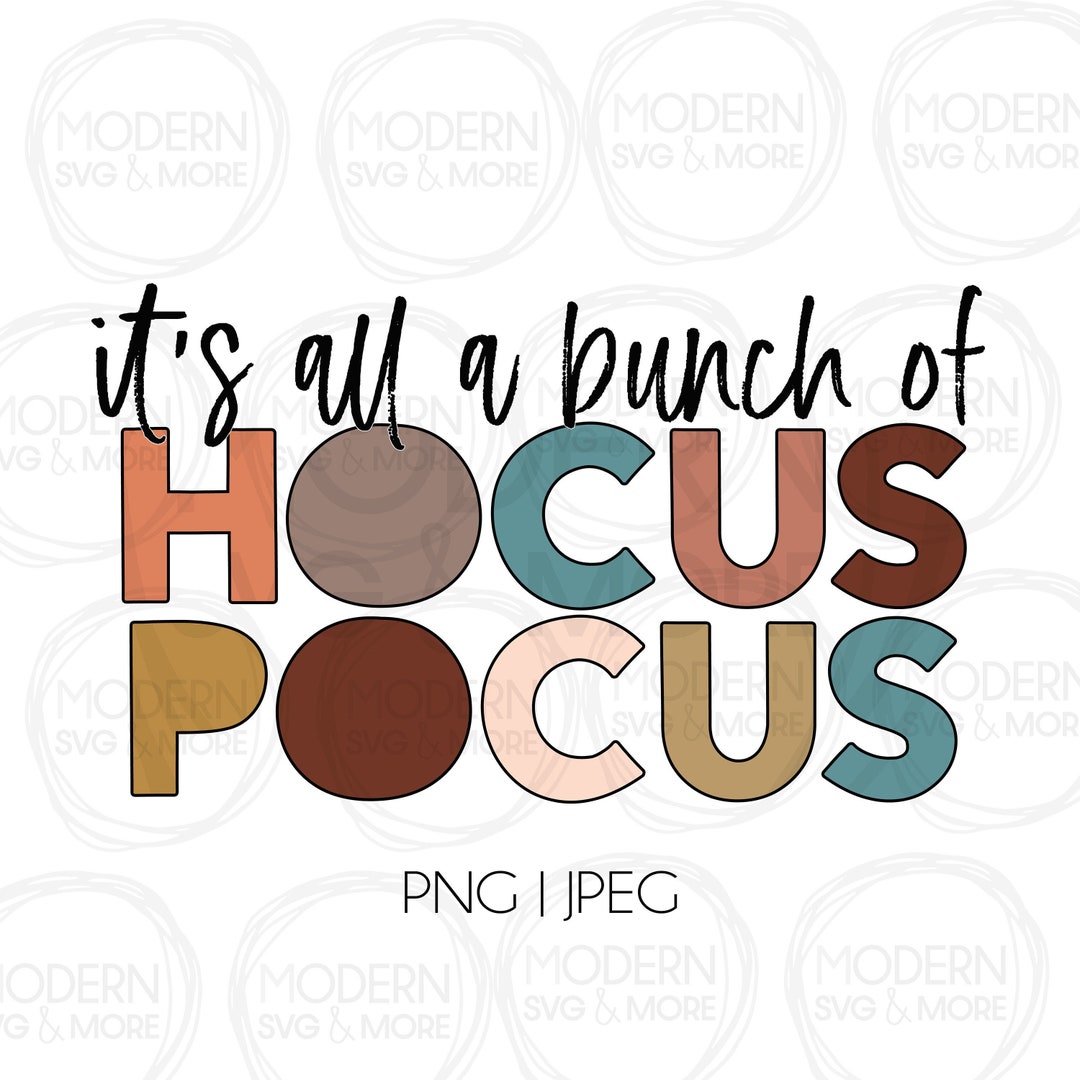 Hocus Pocus Fall PNG, Halloween Sublimation Design (digital Download ...