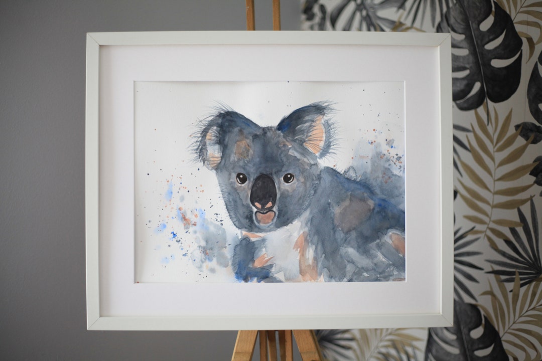 Koala Watercolour, Koala Watercolour Painting, Koala Illustration ...