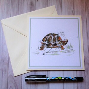 Tortoise Greetings Card, Blank Card, Greetings Card, Birthday Card ...
