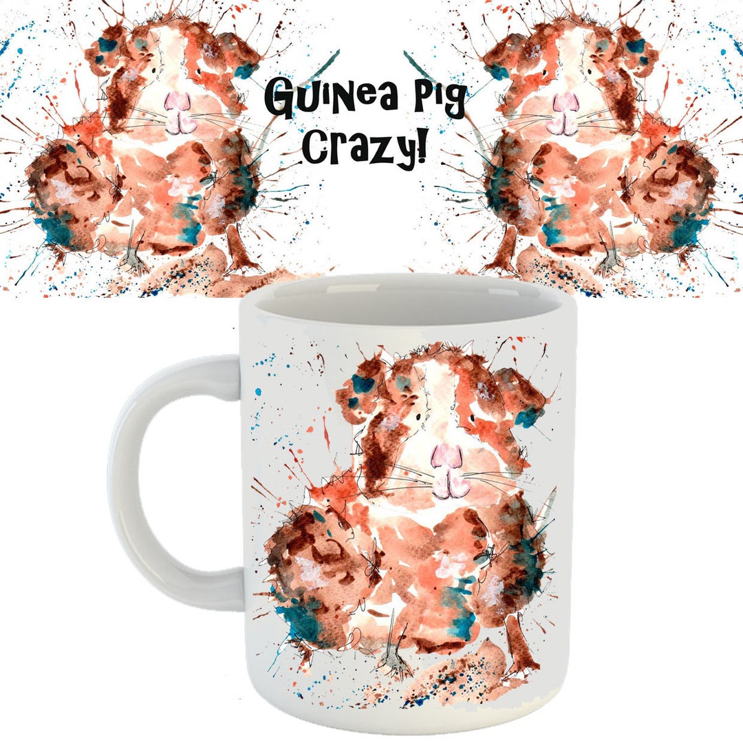 Guinea Pig Mug, Guinea Pig Gift, Guinea Pig Guinea Pig Crazy, Ceramic ...