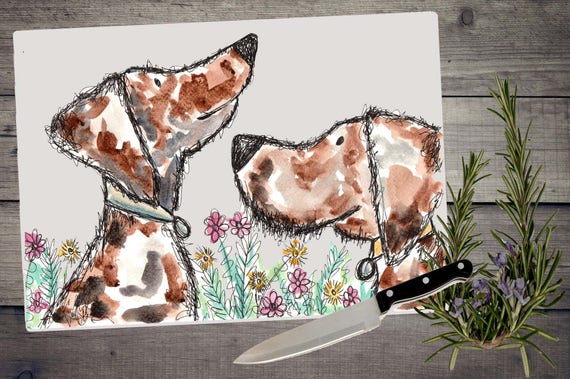 Dog Chopping Board Animal Chopping Board Cutting Board | Etsy