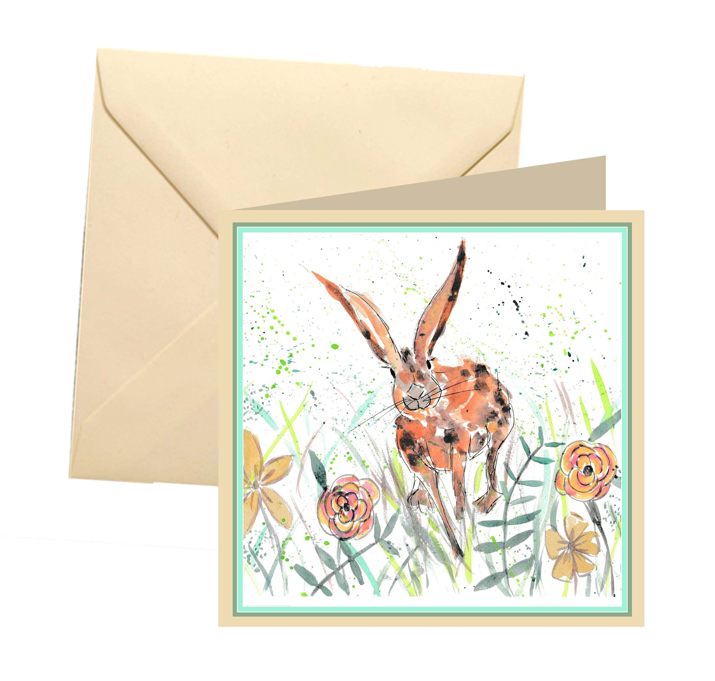 Multi Pack Rabbit Cards Rabbit Greetings Card Pack of Cards - Etsy UK
