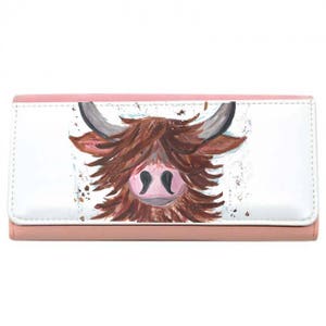 Maggie Moo Cow, Highland Cow Purse, Navy Purse, Pink Purse, Leather ...