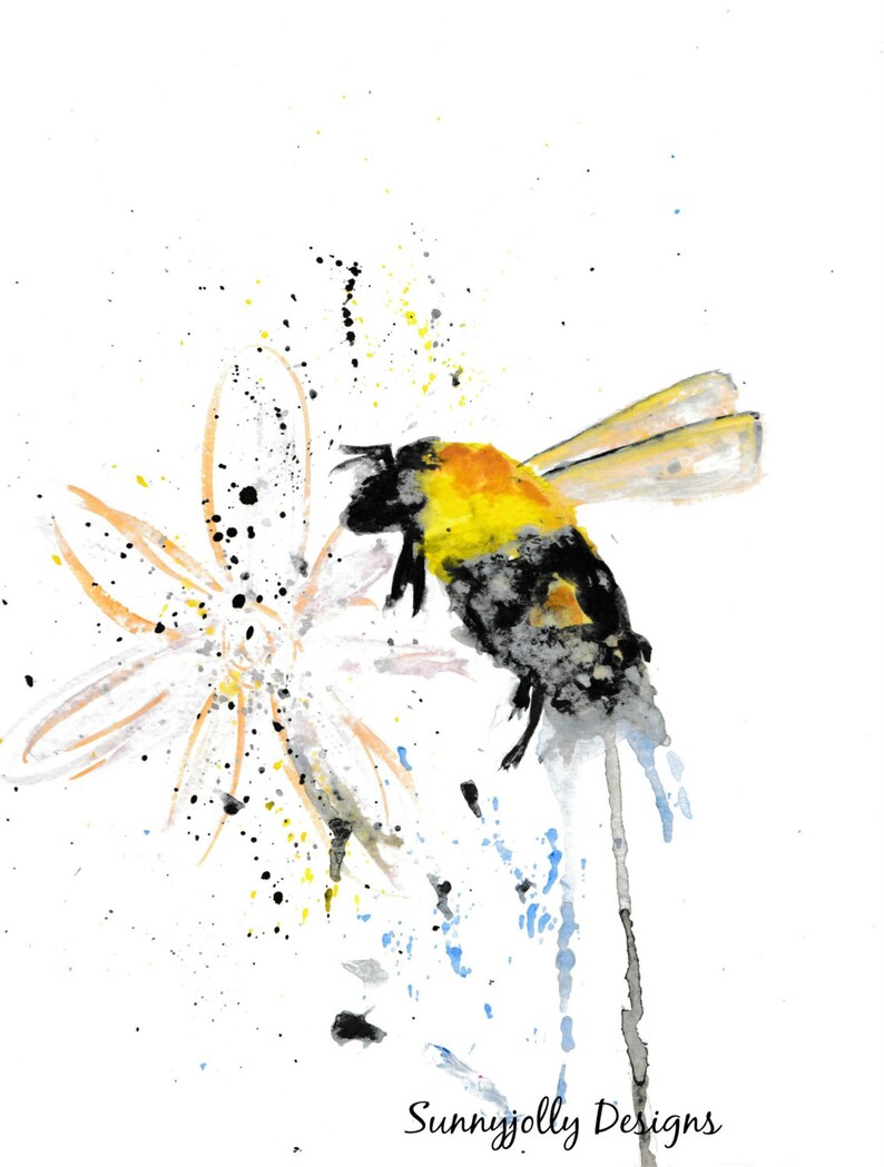 Bee PRINT Bee Nursery Decor Nursery Print Nursery Art | Etsy