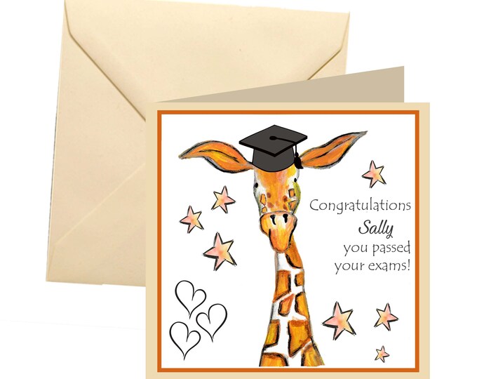 Congratulations on Your Exams Card Well Done Exams - Etsy UK