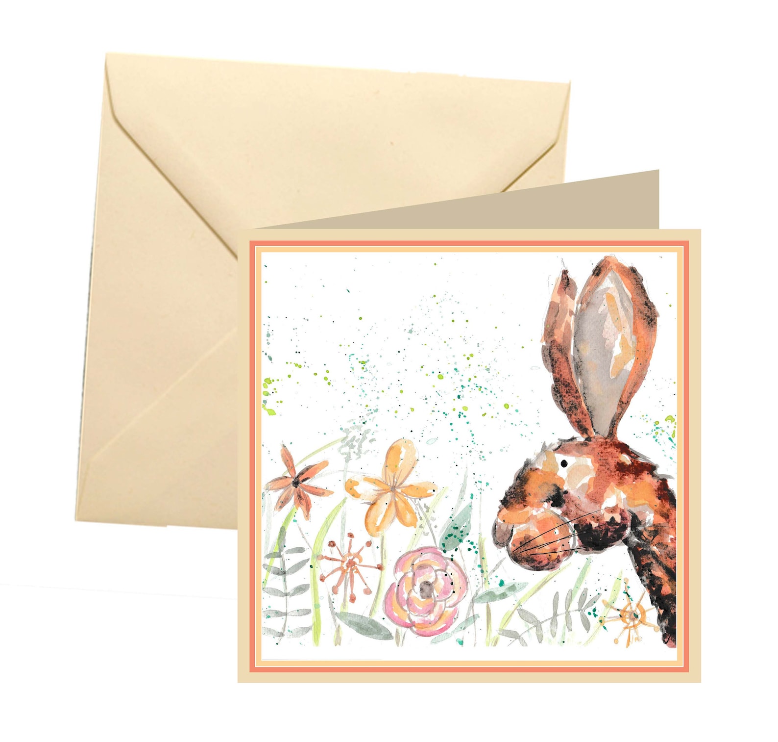 Multi Pack Rabbit Cards, Rabbit Greetings Card, Pack of Cards, 6 Pack ...