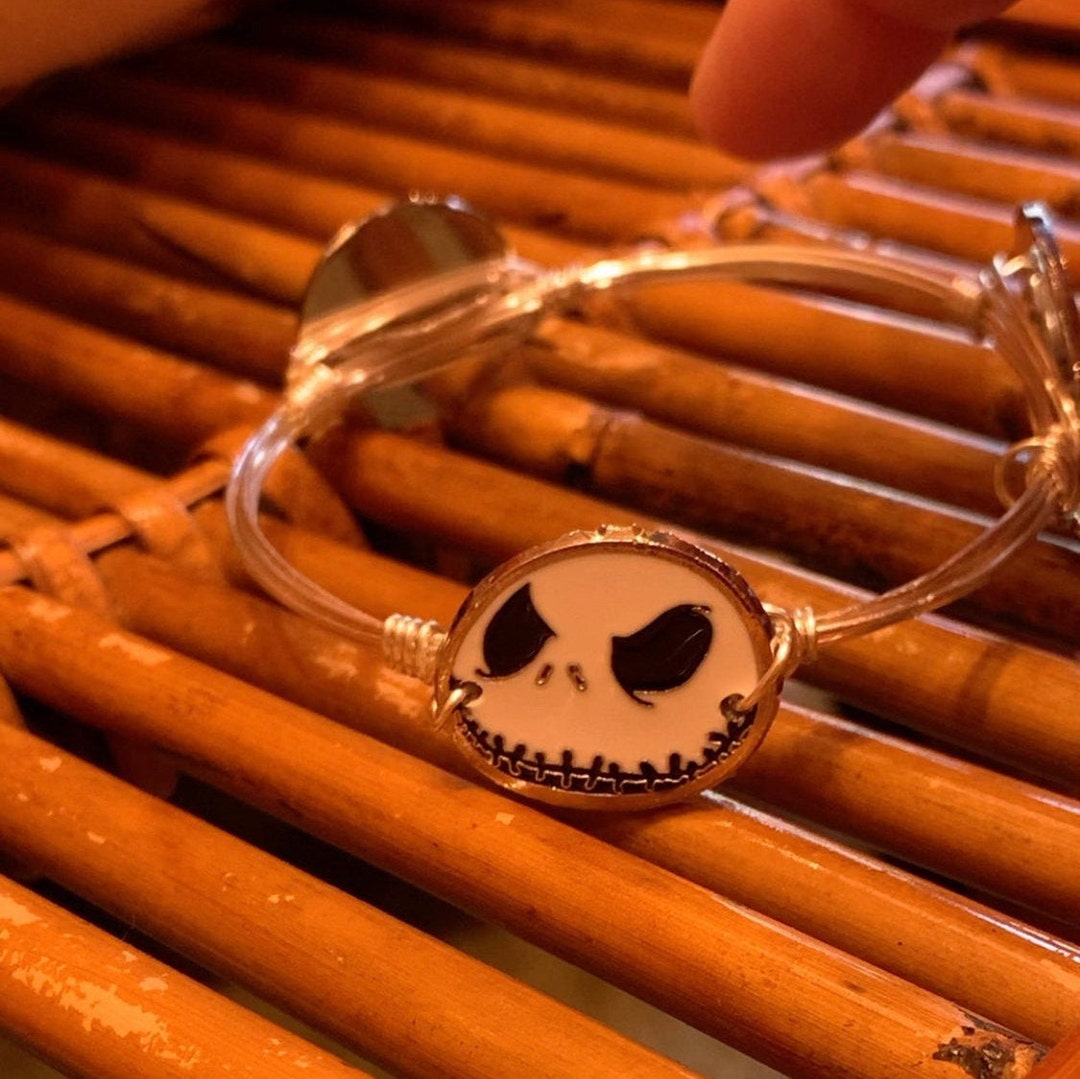 Jack Skellington Wire Wrapped Bracelet Bourbon Inspired - Etsy