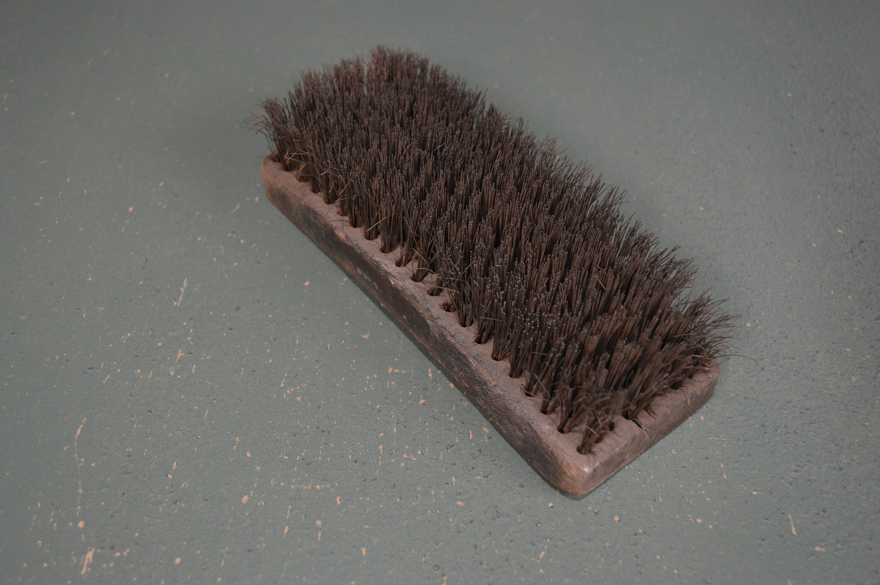 Wire Brush With Curved Wooden Handle From the 1950 Era, #761 - Etsy