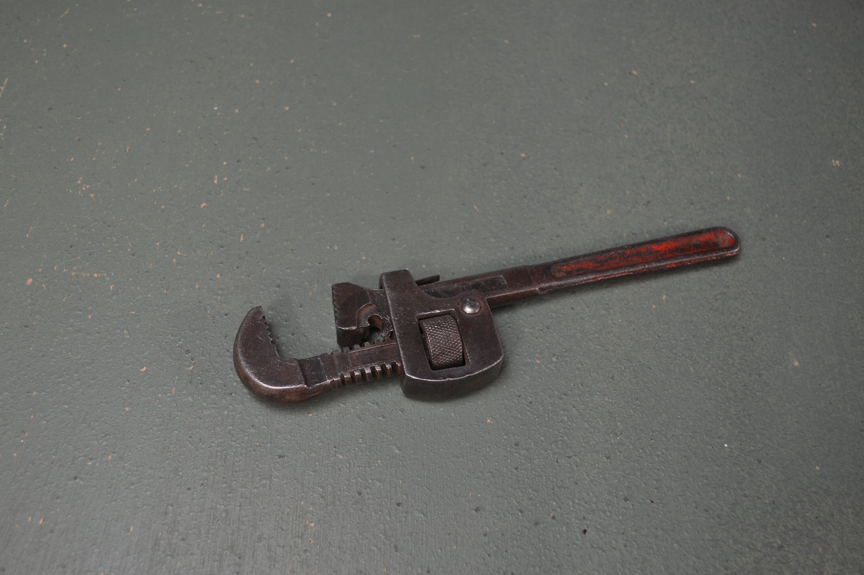 Metal Pipe Wrench, Old Plumber Tool, Vintage Wrench, Mid 1900's Tool ...