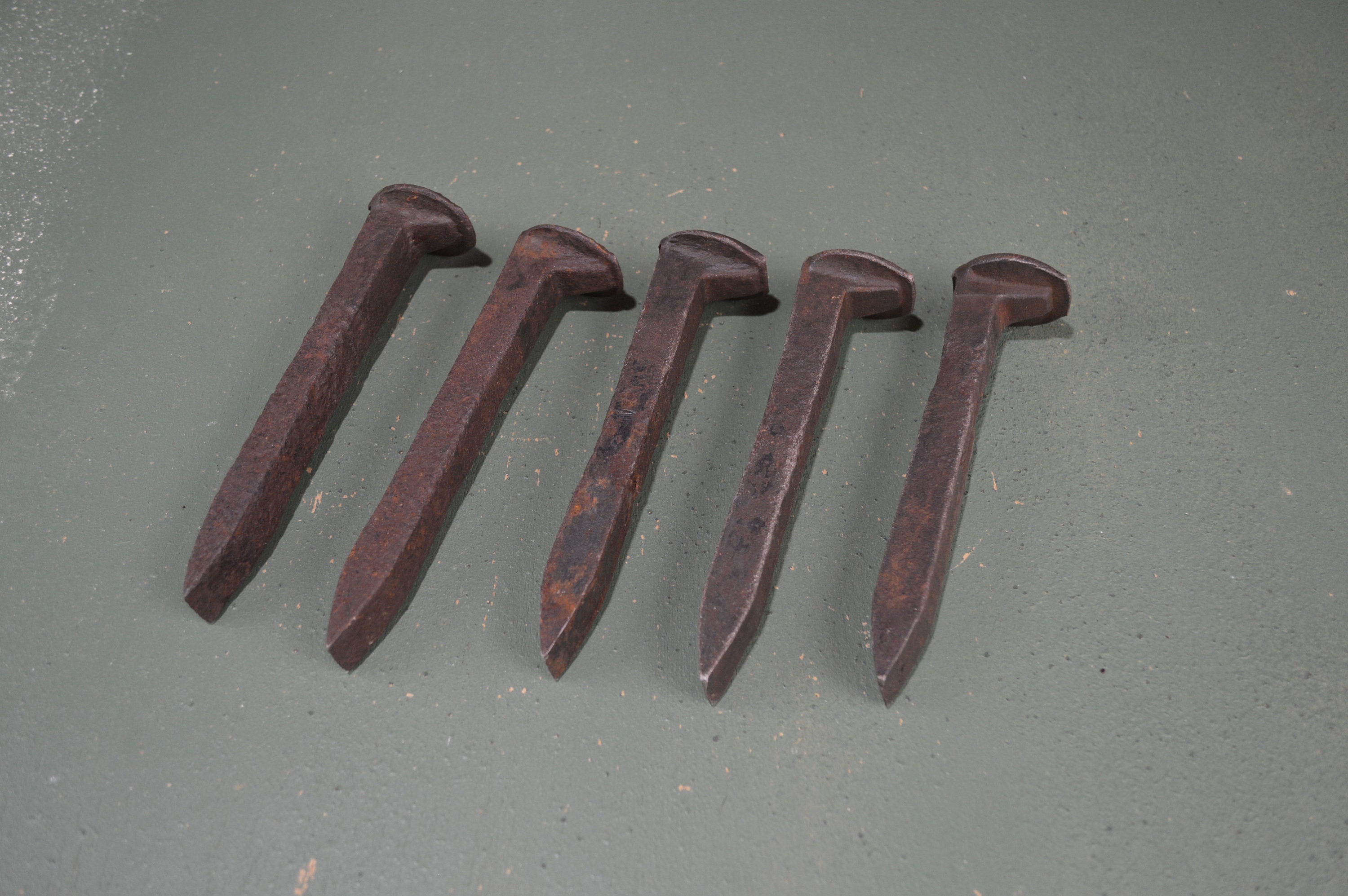 Railroad Spikes, Old Rail Fasteners, Minnesota Vintage Train Tracks ...