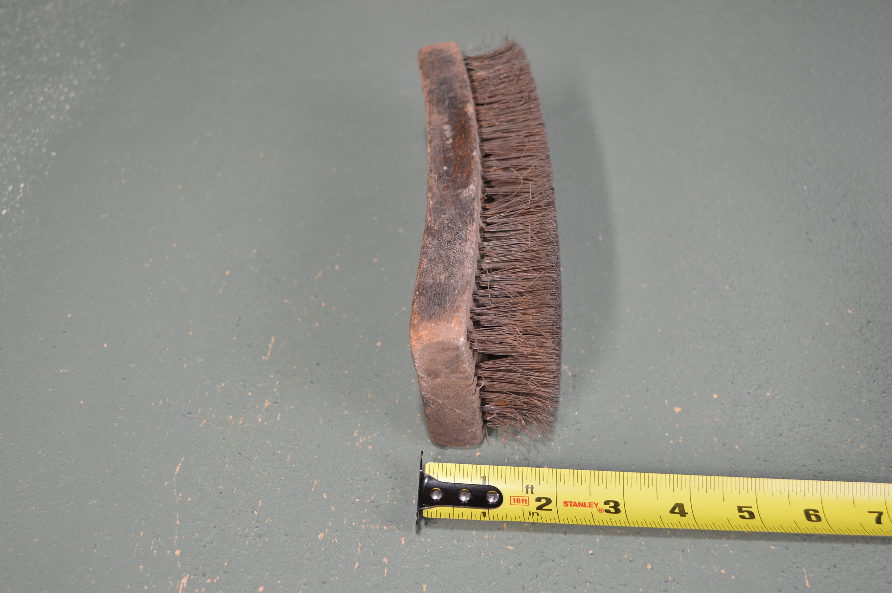 Wire Brush With Curved Wooden Handle From the 1950 Era, #761 - Etsy