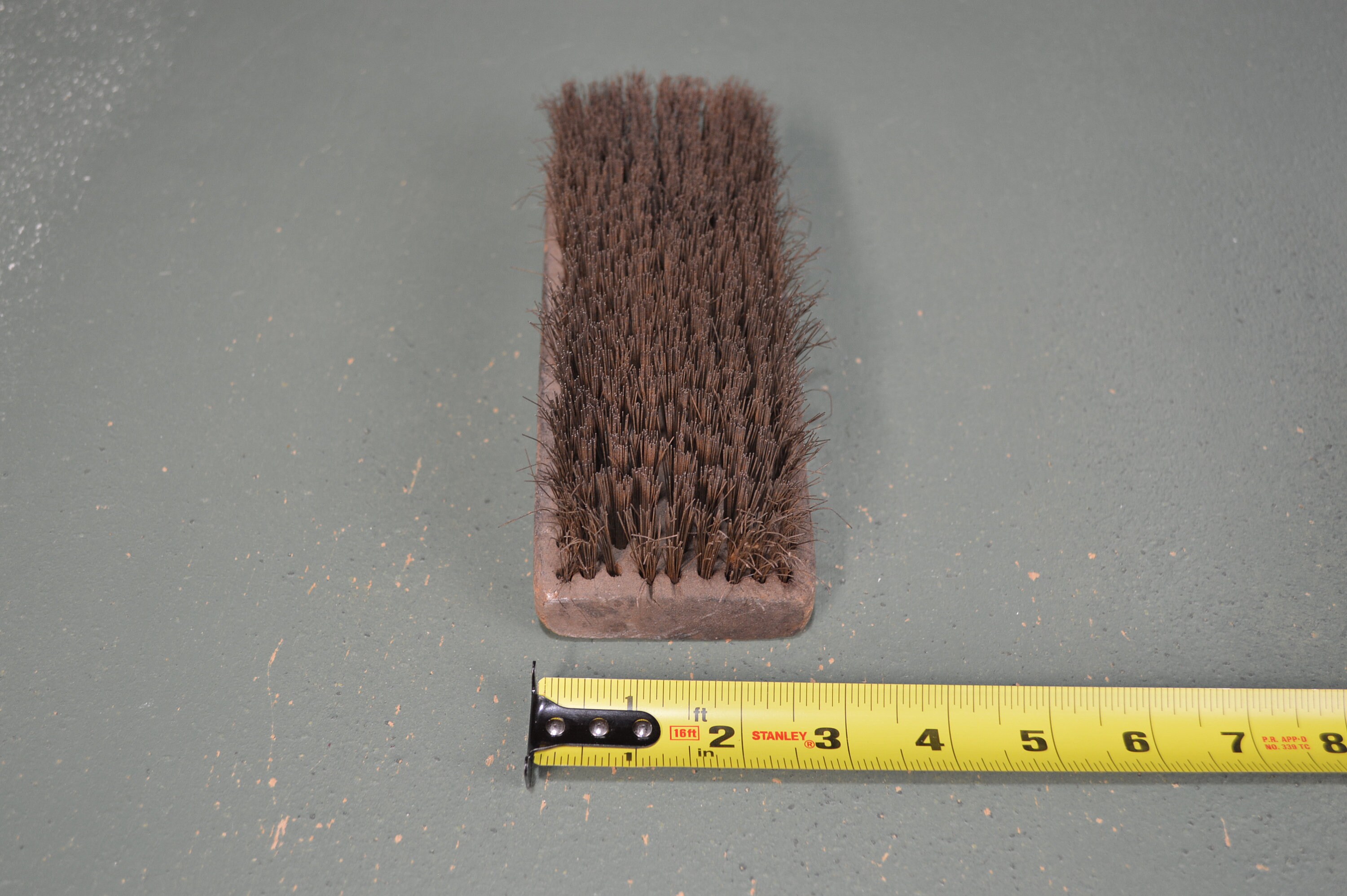 Wire Brush With Curved Wooden Handle From the 1950 Era, #761 - Etsy