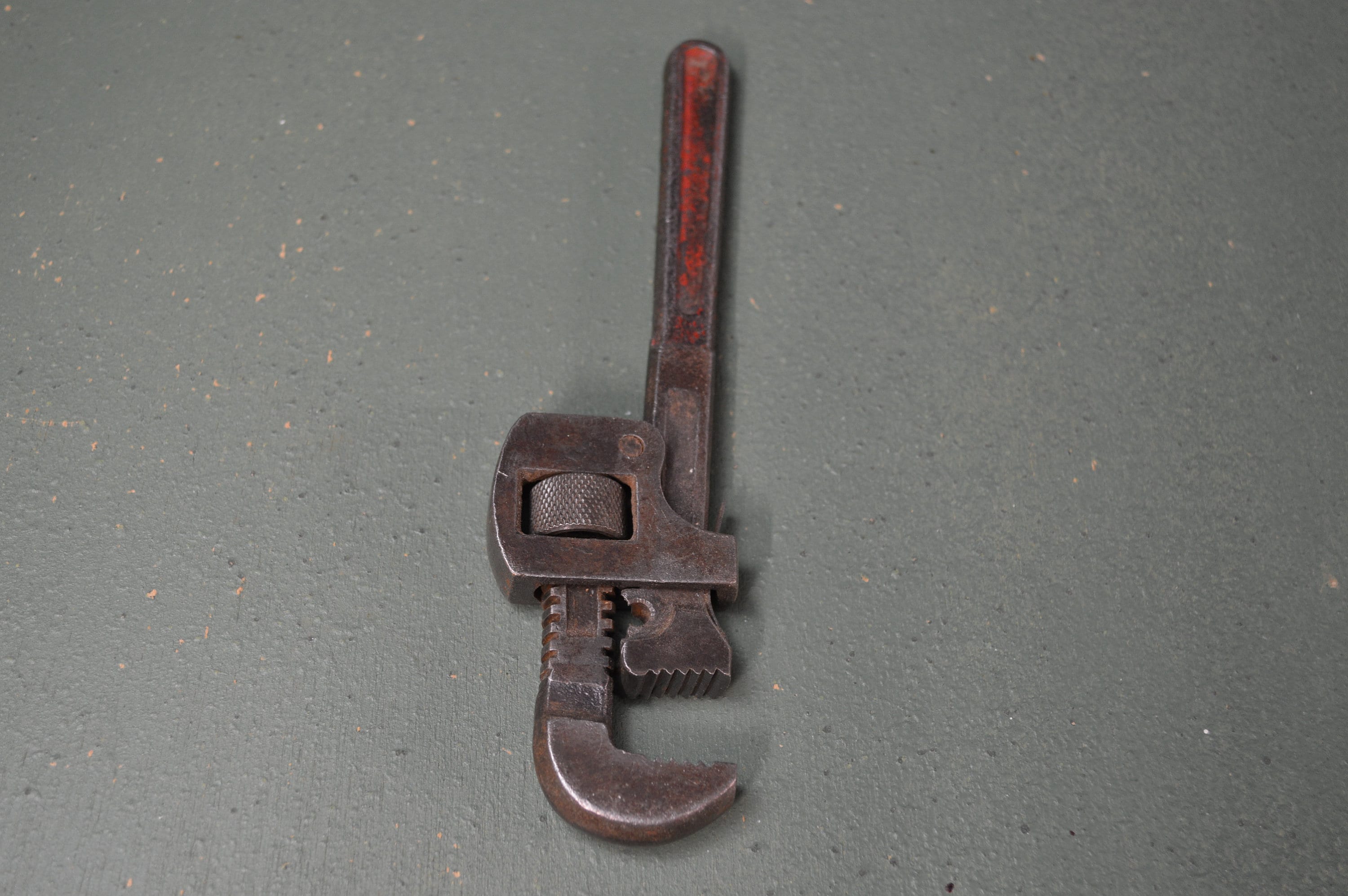 Metal Pipe Wrench, Old Plumber Tool, Vintage Wrench, Mid 1900's Tool ...
