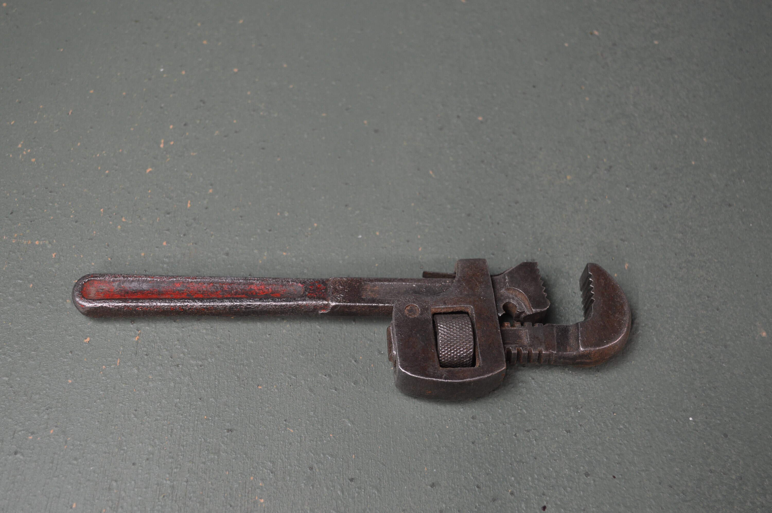 Metal Pipe Wrench, Old Plumber Tool, Vintage Wrench, Mid 1900's Tool ...