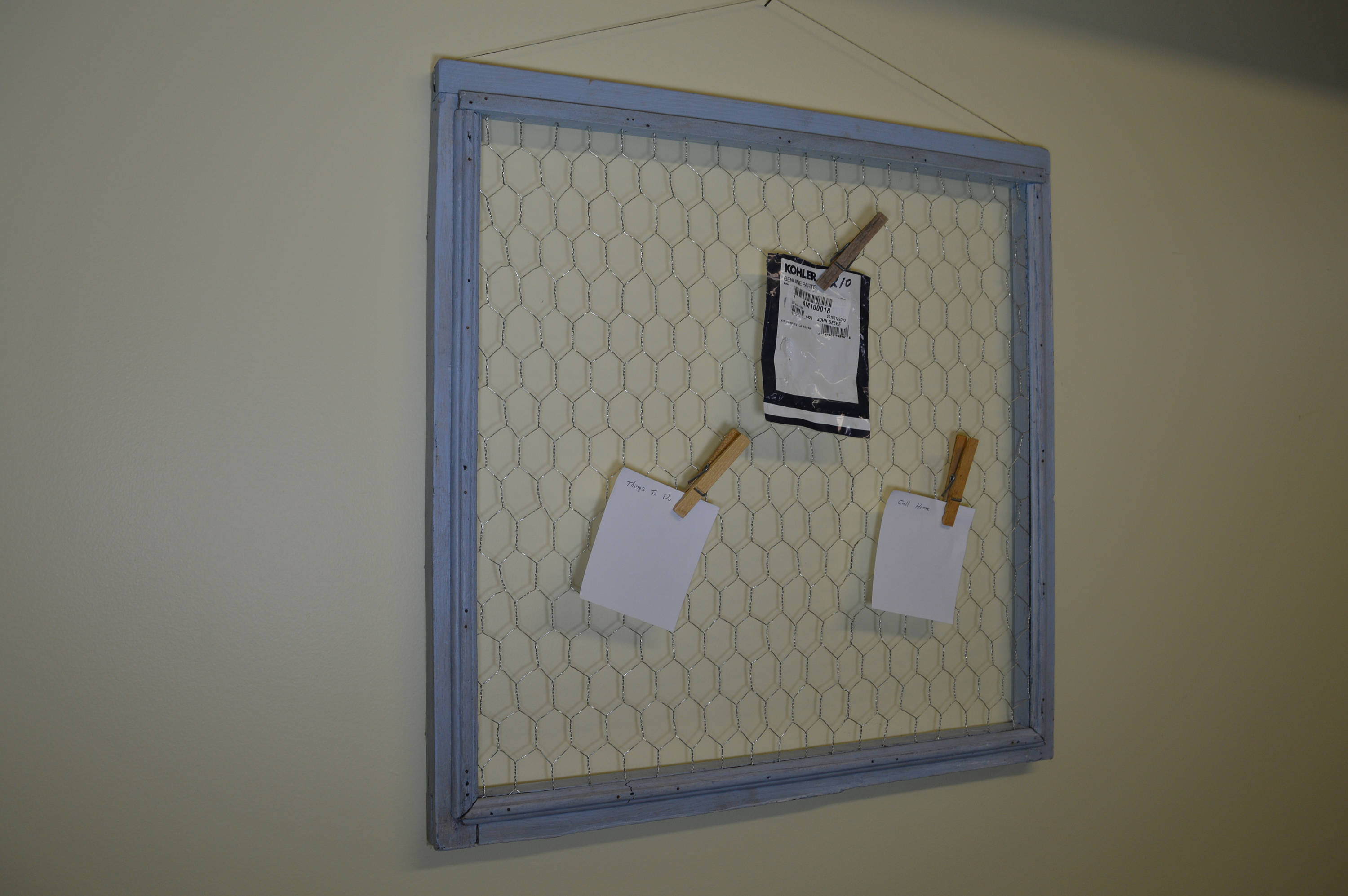 Chicken Wire Window Frame Rustic Kitchen Decor Farm - Etsy Italia