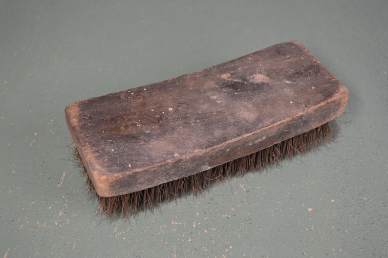 Wire Brush With Curved Wooden Handle From the 1950 Era, #761 - Etsy