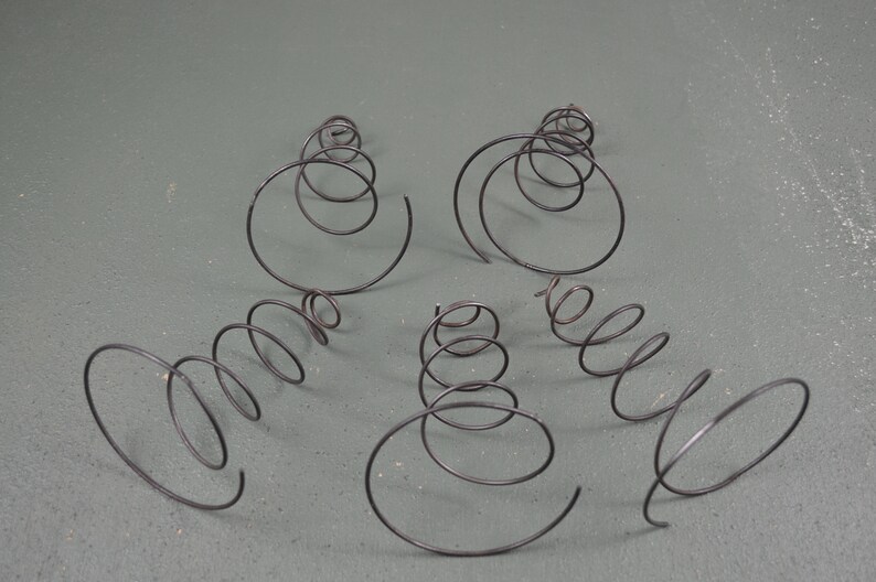 Vintage Metal Bed Springs 5 Cone Shaped Metal Coils Steampunk Crafting ...