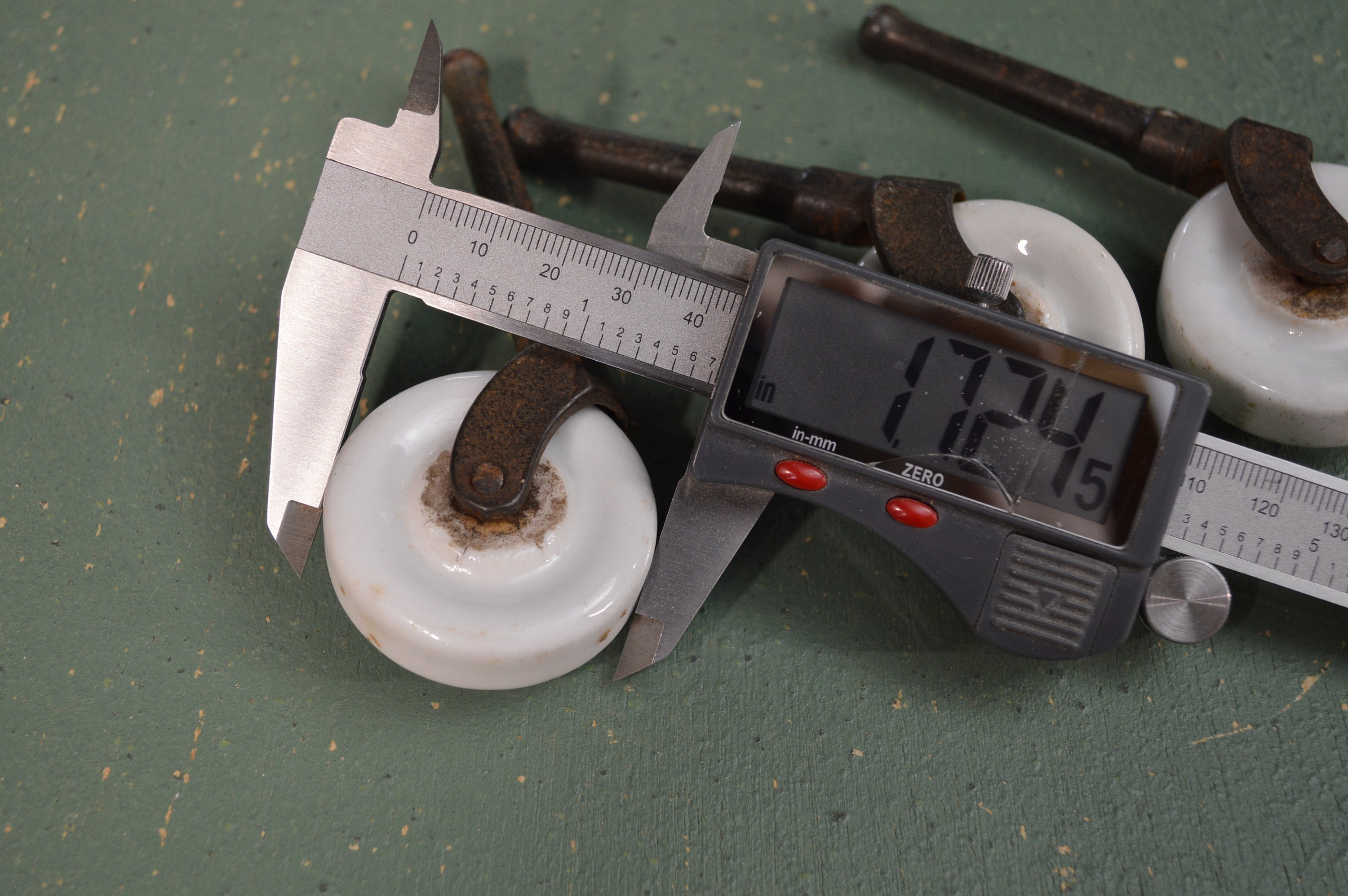 Porcelain Casters, Old Furniture Wheels, Era 1900 Hardware, #746 - Etsy